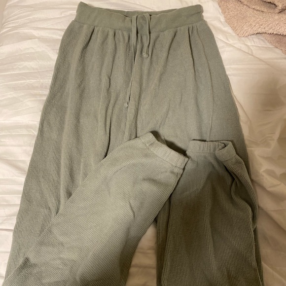 SKIMS | Pants & Jumpsuits | Skims Waffle Knit Matching Set | Poshmark